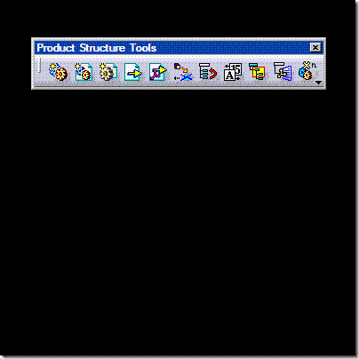 Tutor for CATIA Assembly: Product Structure Tools Toolbar